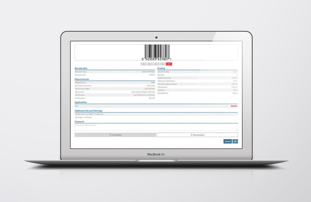 Barcode grading - InformaIT